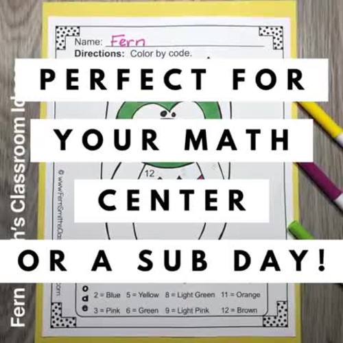 Color By Numbers Funky Kindergarten Know Your Numbers Funky Owls