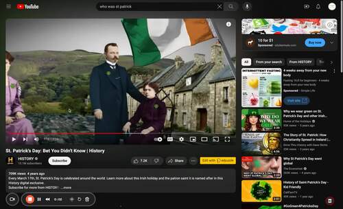 History of Saint Patrick's Day | Video & Coloring Activity - Digital ...