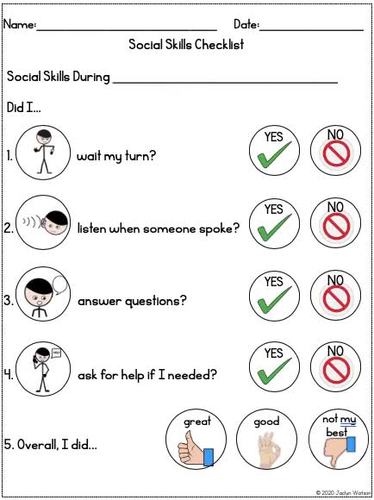 Social Skills Self-Assessment Tookit-3rd Edition | TPT