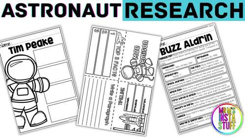 Astronaut Reading Comprehension NASA Space Exploration Research | TPT