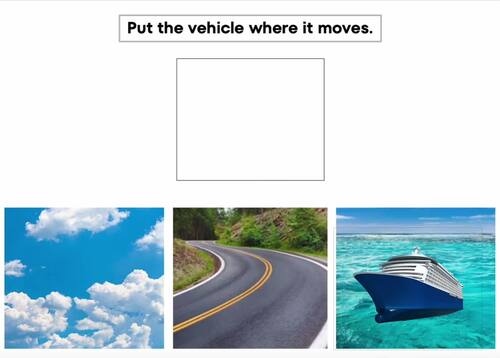 Match Vehicle To Its Place | Boom Cards by ABA Learning Corner | TPT