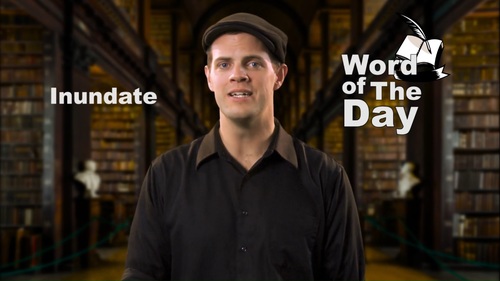 Word of the Day - Inundate by The Storyteller Teacher | TPT