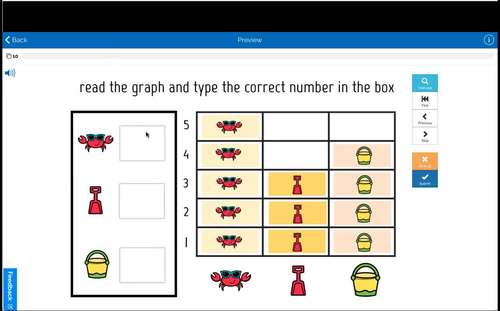 Summer Math Graphing Boom Cards™ by Meaningful Sped Teaching | TPT