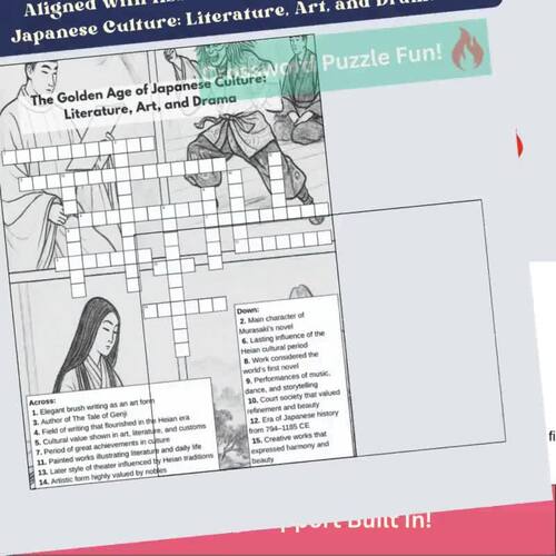 HSS 7.5.5 Puzzle Pack - Golden Age of Japanese Culture: Literature, Art ...