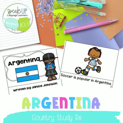 Argentina Country Study Reader & Activities Print & Digital with Audio ...