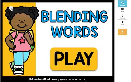 BOOM CARDS PHONOLOGICAL AWARENESS ACTIVITY BLEND COMPOUND WORDS DIGITAL ...