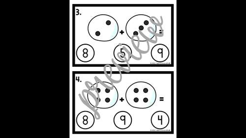 Winter Math Center Counting Clip Cards Snowball Dice Addition to 12 ...