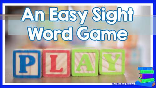 Cactus Themed Sight Word Flash Cards & Game | July by The Reading Roundup