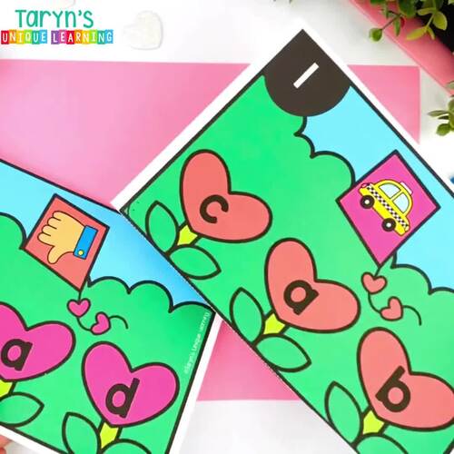 February CVC Words | Valentines Day Activities by Taryn's Unique Learning