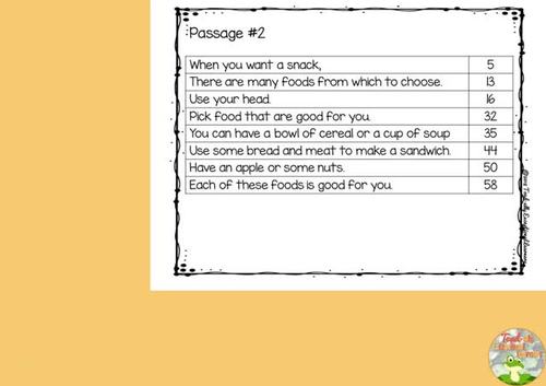 Sight Word Reading Fluency Passages {Set 2} by Toad-ally Exceptional ...