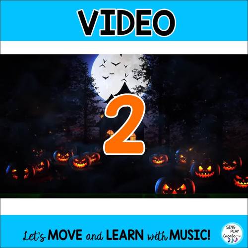 Halloween Run Exercise for Kids, Brain Break, P.E. Indoor Workout, Game