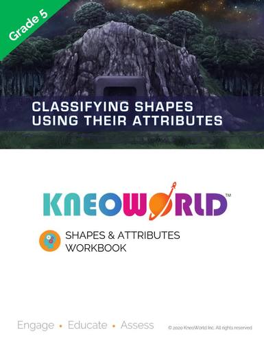 Shapes and Attributes Workbook | Grade 5 | Printable & Digital by KneoWorld