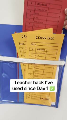 Editable Class List Checklist Templates | Auto-Fill PDF, PowerPoint ...
