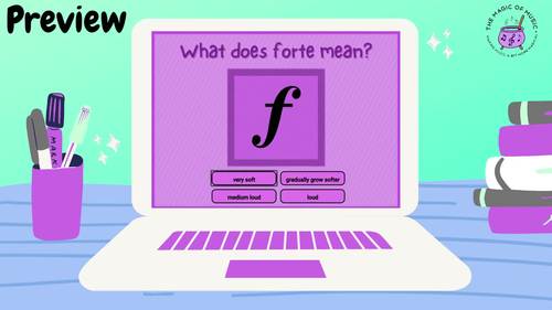 Define Dynamics Boom Cards | Distance Music Learning by Magic of Music Ed