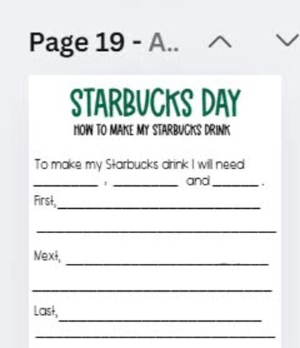 Starbucks Day {Low Prep Bundle} by TeachingwithMB | TPT