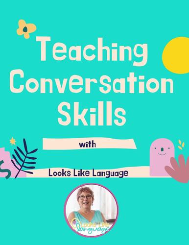 Conversation Skills Bundle 1 for Autism | Turn-Taking | Maintenance ...