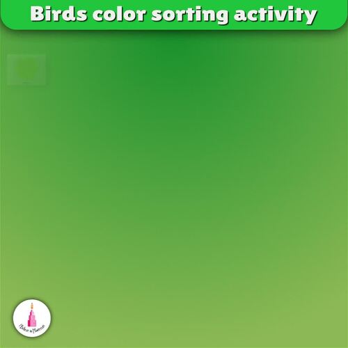 Bird Color Sorting Montessori Activity Cards by I Believe in Montessori