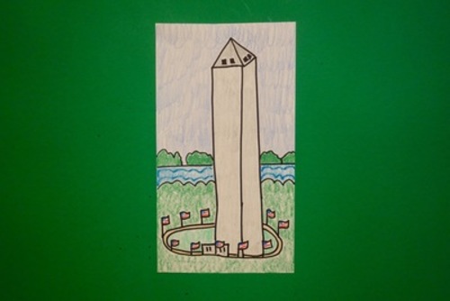 Let's Draw the Washington Monument! by Patty Fernandez Artist | TpT