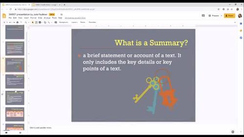 Summarizing SWBST Lesson, Complete Teaching Unit, Lesson Plan by Julie ...