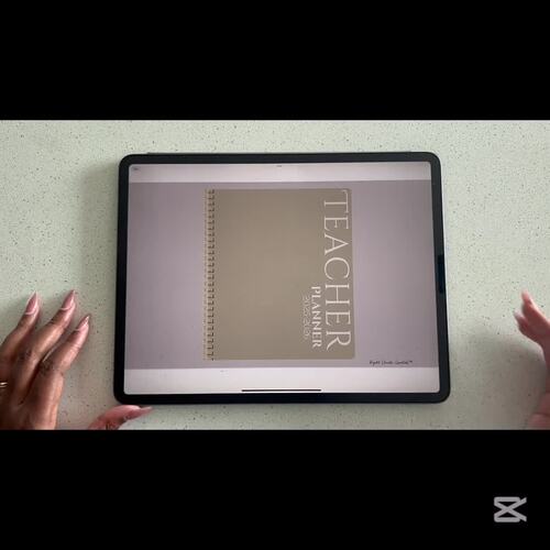 2025-2026 Digital Teacher Planner | Minimalist | Goodnotes Planner