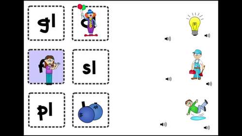 L Blends Boom Cards Speech Therapy Articulation Games by Angela Christine
