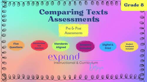 Reading Assessment: Comparing Text, Middle High School Pre and Post ...