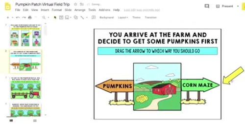 Life Skills - Virtual Field Trip - Pumpkin Patch - Corn Maze - GOOGLE - CBI