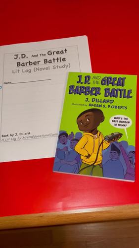 J.D. And The Great Barber Battle Lit Log (Novel Study) by ...