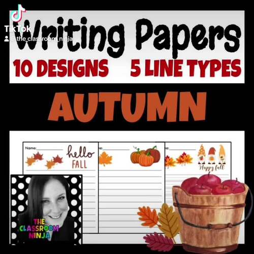 Leveled Lined Writing Papers for the ENTIRE YEAR! Huge Bundle 2200+ Pages