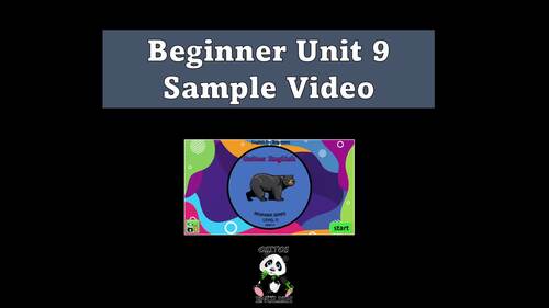 Beginner ESL Lesson: Unit 9 by Ositos English | TPT
