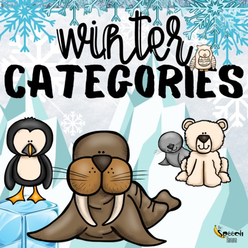 Categories {Winter Theme} by The Speech Banana TpT | TPT