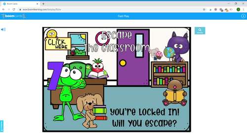 Digital Escape Room - Grammar - Nouns, Verbs, Adjectives by Rogan's Readers