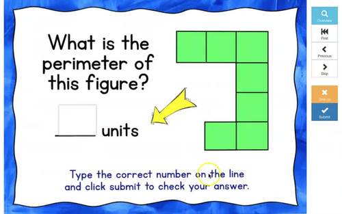 Area and Perimeter Metric Boom Cards (Self-Grading with Audio Options)