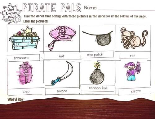 Pirate Language Activities | No Prep language skills | TPT