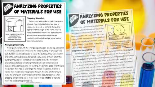 Analyzing Matter & Materials | 2nd Grade Science NGSS | Print + Google ...