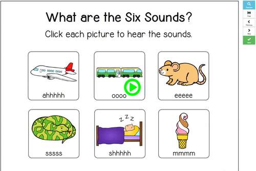 The Ling Six Sound Test Beginner Boom Cards™ Hearing Loss by Stacy Crouse