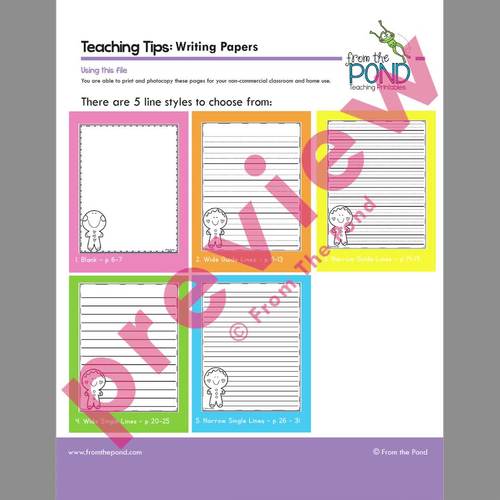 Gingerbread Man Writing Papers – Winter and Christmas Story Templates
