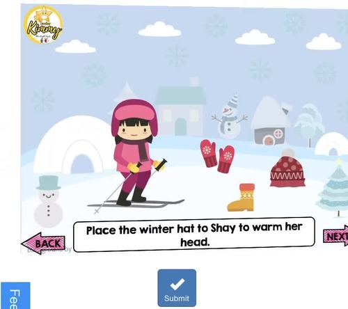 Winter Interactive Story Speech Teletherapy by Teacher Kimmy | TPT