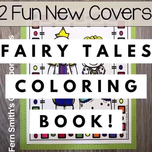 Fairy Tales Coloring Pages | Fairy Tales Coloring Book & Craftivity