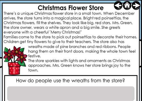 Christmas Reading Comprehension Passages and Context Clues Worksheets