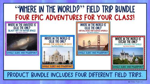 Virtual Field Trip Bundle - American Road Trip - Around the World ...
