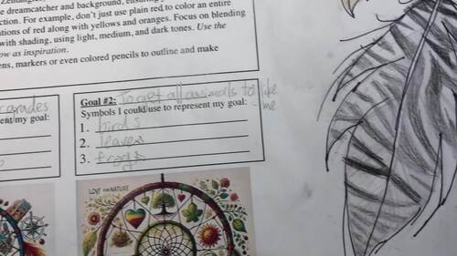 All About Me Catching Goals and Dreams Art Project for Back to School