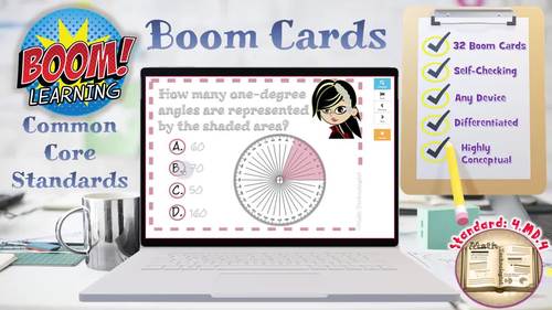 Recognize Angles as Geometric Shapes : Boom Cards 4.MD.5 by Math ...