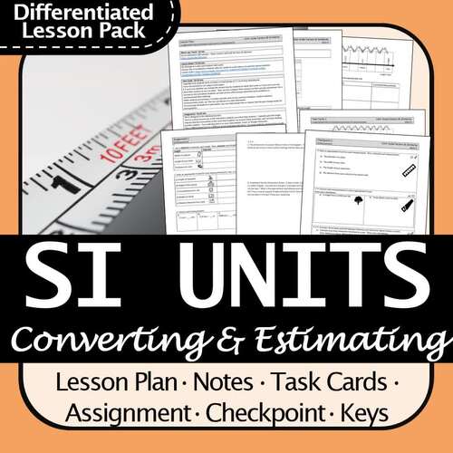 SI Units for Length Lesson Pack | Notes, Activities, Assignments ...