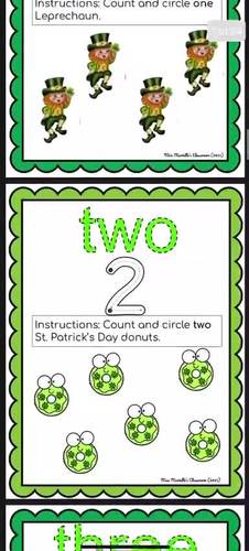 St. Patrick's Day No Prep Math Worksheets- Digital by Miss Marielle's ...