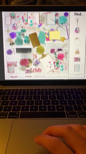 Digital Find & Write Game: NO PRINT visual scanning & handwriting