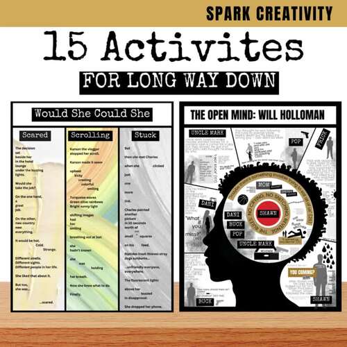 15 Unit Activities for Long Way Down by Spark Creativity | TPT