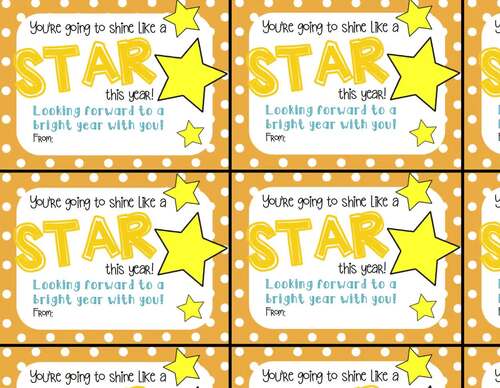 Star Stress Ball/ Highlighter/ Pen/ Starburst Beginning of Year (BOY ...