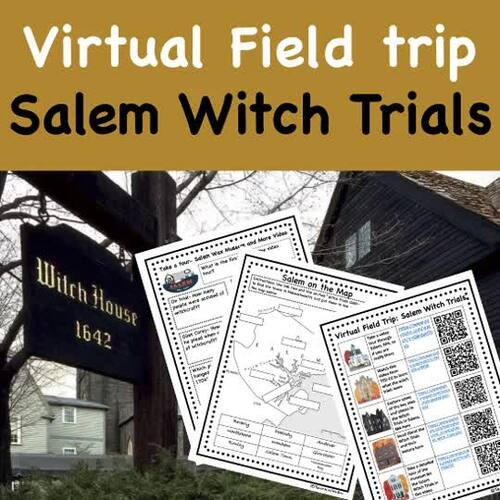 Halloween Virtual Field Trip for Google Discount Bundle Middle and High ...