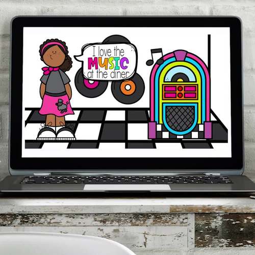 Phonological Awareness Syllables PowerPoint Lesson with Printables